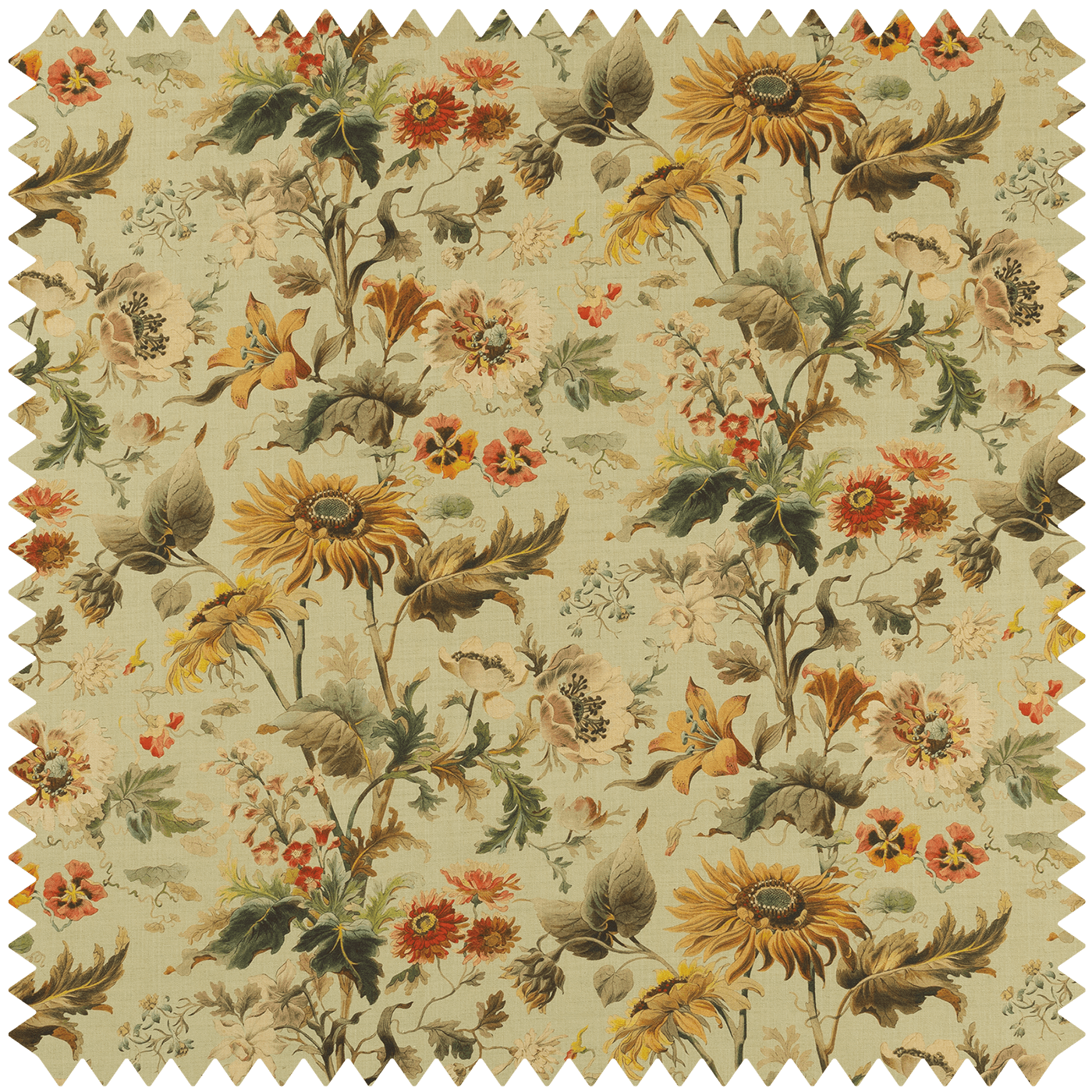 AVALON Cotton Linen - Apple | House of Hackney